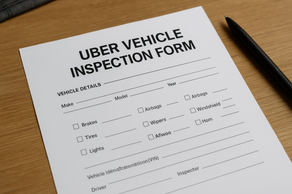 Uber Inspection Form 2026: Complete Guide To Pass Vehicle Inspection Fast